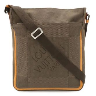 Louis Vuitton Pre-owned Sac bandouli&egrave;re Damier Geant - Femme - Pre-owned - Brun - Taille: ONE Size