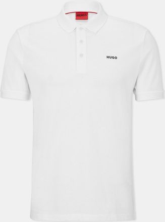 HUGO BOSS Hugo - Donos Poloshirt f&uuml;r Herren, Baumwolle (Wei&szlig;)