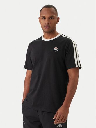 adidas T-Shirt Lux Coffee Cafe Cup Graphic KG5413 Schwarz Loose Fit