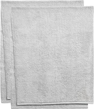 Butlers Fabulous Handtuch in Hellgrau 80x200 - Sauna Handtuch 100% Baumwolle - Saunatuch, Badetuch, Reisehandtuch