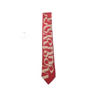 Vivienne Westwood Orb Krawatte mit spitzem Ende - - Accessories - Herren - Rot - ONE SIZE