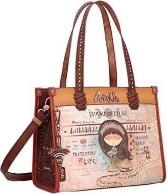 Anekke Menire Printed Tote Bag M/L Multicolor