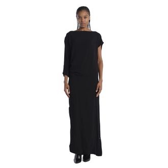 Birgitte Herskind Femme, Robes, Noir, Taille: 40 FR Robe Jazz Noire Asym&eacute;trique