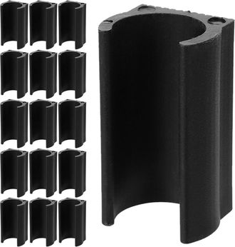 Hemobllo 30 St&uuml;ck U f&ouml;rmige M&ouml;bel Fu&szlig;schoner 22mm aus Kunststoff Stuhlbeinkappen mit Ger&auml;uscharmem Gleitschutz Bodenschoner f&uuml;r Esszimmerst&uuml;hle Barhocker und B