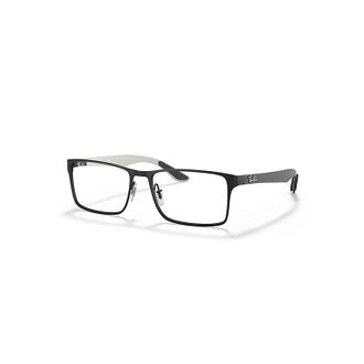 Ray-Ban Rb8415 Optics Grau Fassung Klar Glas Polarisiert 55-17