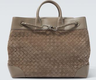 Bottega Veneta Tote Andiamo Voyager aus Leder