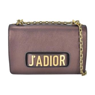 Dior Pre-owned Jadior Mini Chain Flap Crossbody Metallic Leather - - Pre-owned - Damen - Braun - ONE SIZE