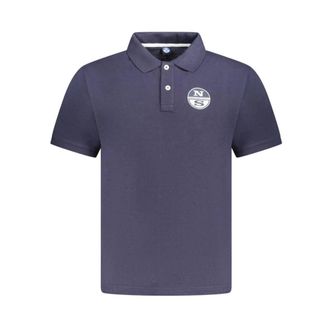 North Sails Klassisches Poloshirt mit kurzen &Auml;rmeln - - Tops - Herren - Blau - L