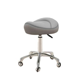 Generic Ergonomischer Sattelhocker, h&ouml;henverstellbarer Arbeitsstuhl, um 360&deg; drehbarer Barhocker, 440 Pfund Tragkraft, geeignet for Sch&ouml;nheitssalons, Bars und