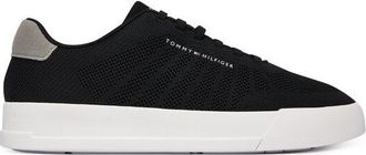 Tommy Hilfiger Sneakers Th Court Knit FM0FM05823 Schwarz