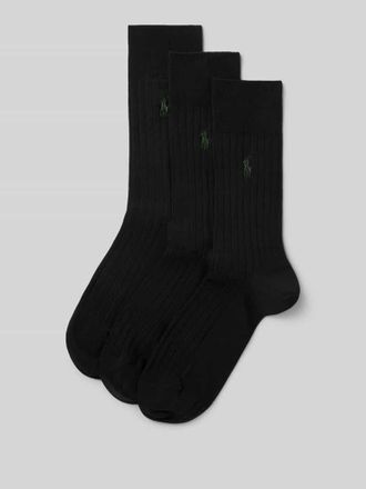 Ralph Lauren Socken aus Baumwoll-Mix im 3er-Pack