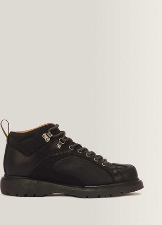 Dr. Martens Wayborne Old Harness Leder Schn&uuml;rstiefel in Schwarz, Gr&ouml;&szlig;e: 36