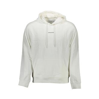 Calvin Klein SweaT-shirt &agrave; capuche &agrave; manches longues - Homme - Sweatshirts et sweats &agrave; capuche - Blanc - Taille: 2XL