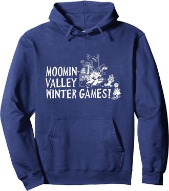 Moomin Mymble & Co Moominvalley Winterspiele! Sport Pullover Hoodie