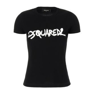Dsquared2 Femme, Tops, Noir, Taille: 36 FR T-Shirt