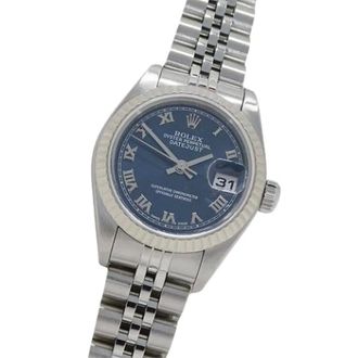 Rolex Montre Pre-owned Lady-Datejust 26 mm - Femme - Pre-owned - Bleu - Taille: ONE Size