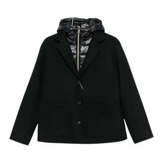 Herno 9300 Giaccone - - Jackets - Damen - Schwarzk - XS