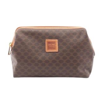 Celine Pochette Vintage Pre-owned - Femme - Pre-owned - Brun - Taille: ONE Size