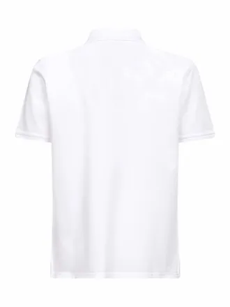Givenchy Mens White Cotton Piqu&eacute; Polo Shirt T-shirts And Polos