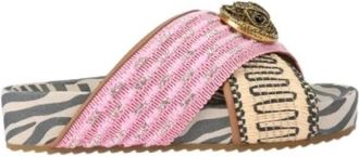 Kurt Geiger Femme, Chaussures, Multicolore, Taille: 41 EU Chelsea Cross Strap Flatform Sandal