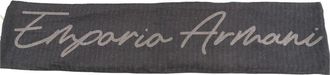 Emporio Armani Homme, Accessoires, Gris, Taille: ONE Size &Eacute;charpe avec broderie logo signature