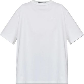Jacquemus Femme, Tops, Blanc, Taille: 38 FR T-shirt Asym&eacute;trique Tovalo