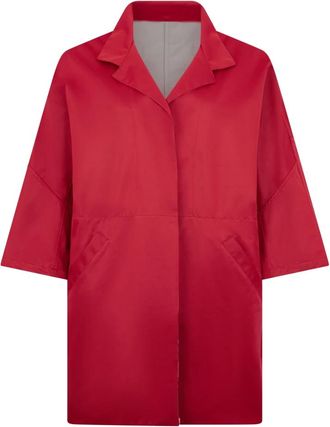 Moorer Femme, Vestes, Rouge, Taille: 44 FR Manteaux