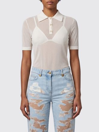 Elisabetta Franchi Polo ELISABETTA FRANCHI Damen Farbe Wei&szlig;