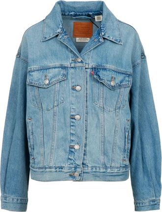 Levi's Femme, Vestes, Bleu, Taille: 38 FR 90s Trucker Jacket