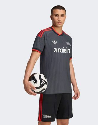 adidas Union berlin 26/27 Ausw&auml;rts-Trikot in Carbon / Schwarz / Active Red