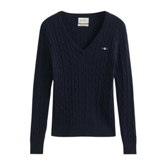 GANT Damen, Strickwaren, Blau, SGr&ouml;&szlig;e