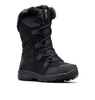 Columbia ICE MAIDEN II WATERPROOF bottes de neige imperm&eacute;ables Femme, Noir (Black x Columbia Grey), 37.5 EU
