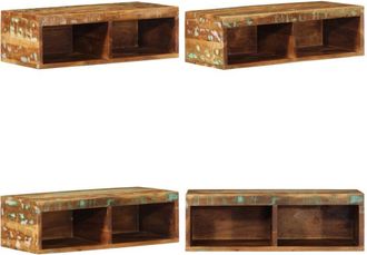 vidaXL TV-Wandschrank 60x30x19 cm Altholz Massiv - Vidaxl