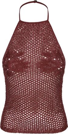 Amiri Femme, Tops, Brun, Taille: 34 FR Hauts sans manches