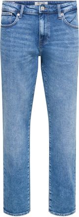 Only & Sons Herren Onsweft Reg. One MBD 5094 Tai DNM Jeans, Medium Blue Denim, 32W / 34L EU