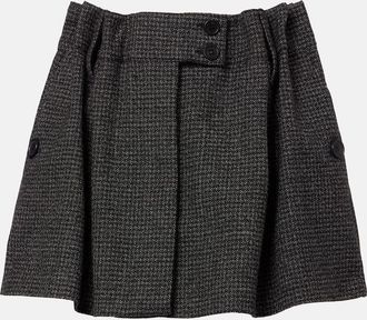 Prada Minirock aus Schurwolle