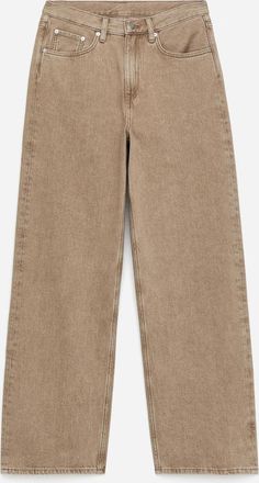 Arket CORAL Wide Jeans -Braun