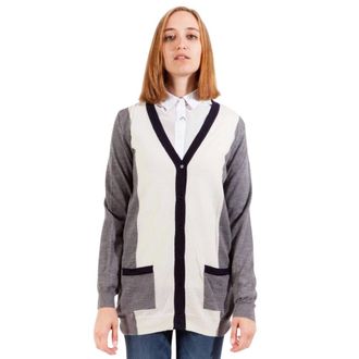 GANT Femme, Pulls, Gris, Taille: 36 FR Long Sleeve Cardigan