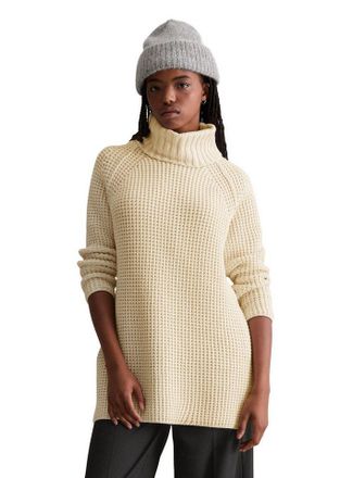 Marc O'Polo Denim Rollkragenpullover relaxedfit, aus Organic Cotton-Mix, mit l&auml;ssiger Waffel-Struktur