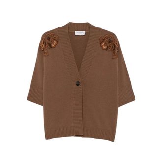Ermanno Scervino Cardigans - Femme - Pulls - Brun - Taille: 36 FR