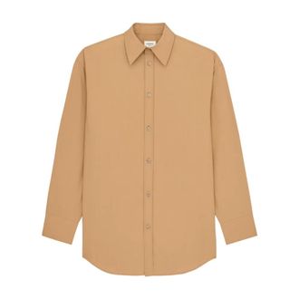 Saint Laurent Damen, Blusen & Hemden, Braun, MGr&ouml;&szlig;e