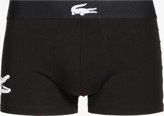Lacoste Lot de trois boxers en coton m&eacute;lang&eacute;
