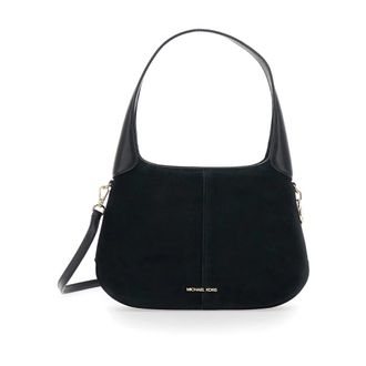 Michael Kors Alice Kleine Schultertasche aus Wildleder - - Bags - Damen - Schwarzk - ONE SIZE