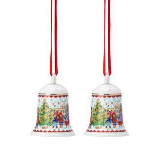Hutschenreuther Set 2 Glocken 2023 2023-Weihnachtskl&auml;nge
