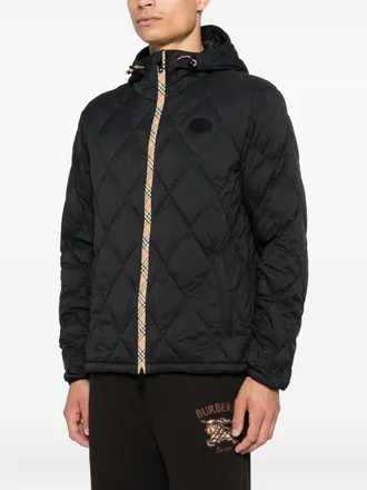Burberry Quilted Nylon Quilted Jacket - Black