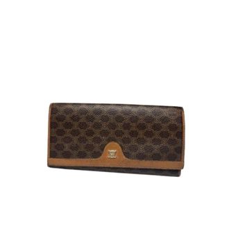 Celine Portefeuille en cuir Pre-owned - Femme - Pre-owned - Brun - Taille: ONE Size