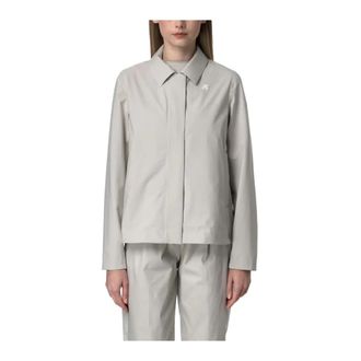 K-Way Graue Stretch Jacke - - Jackets - Damen - Grau - S