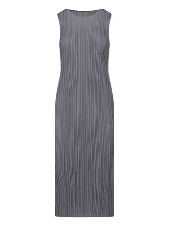 Issey Miyake Falten Midi Kleid
