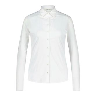 Stefan Brandt Femme, Blouses et Chemises, Blanc, Taille: 42 FR Chemisier en Jersey de Coton Alma