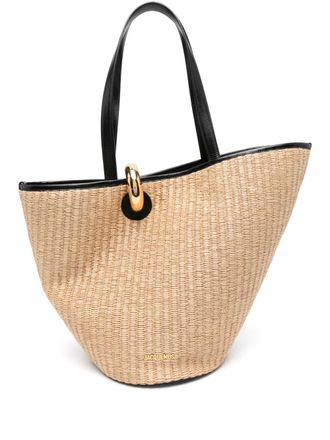 Jacquemus sac port&eacute; &eacute;paule Le Bambola - Tons neutres
